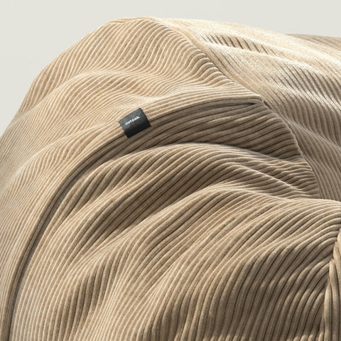 vetsak | Zitzak Large - Cord Velour - Sand – vetsak®